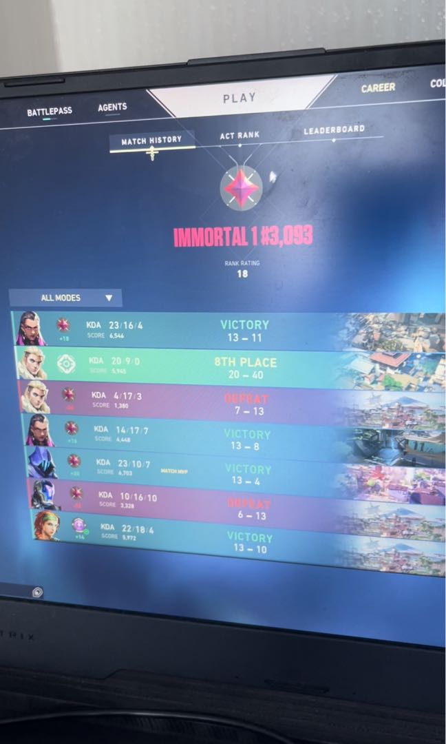 valorant imm 1 acc, Video Gaming, Gaming Accessories, In-Game Products ...