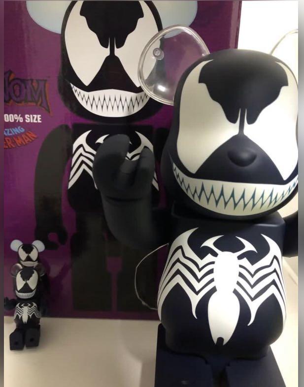 Venom bearbrick 400+100%, Hobbies & Toys, Toys & Games on Carousell