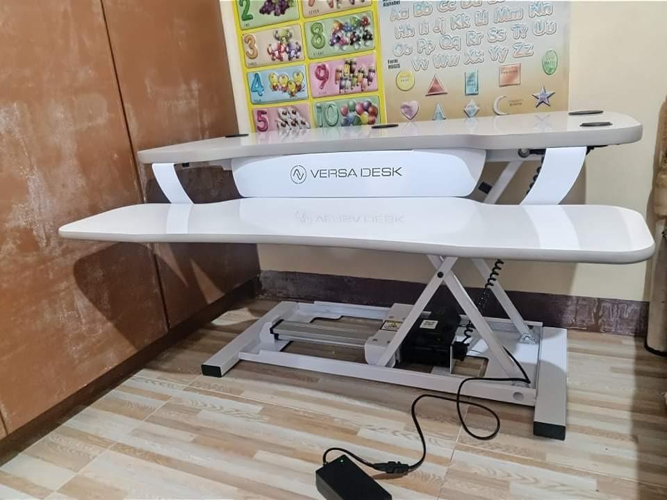 Versadesk Power Pro Ergonomic Desk, Furniture & Home Living, Furniture ...