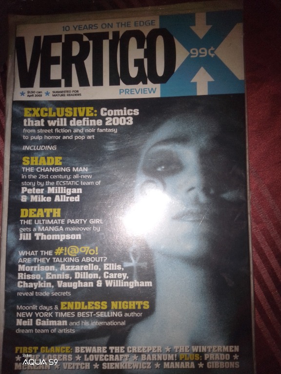 Vertigo X Preview, Hobbies & Toys, Books & Magazines, Comics & Manga on ...
