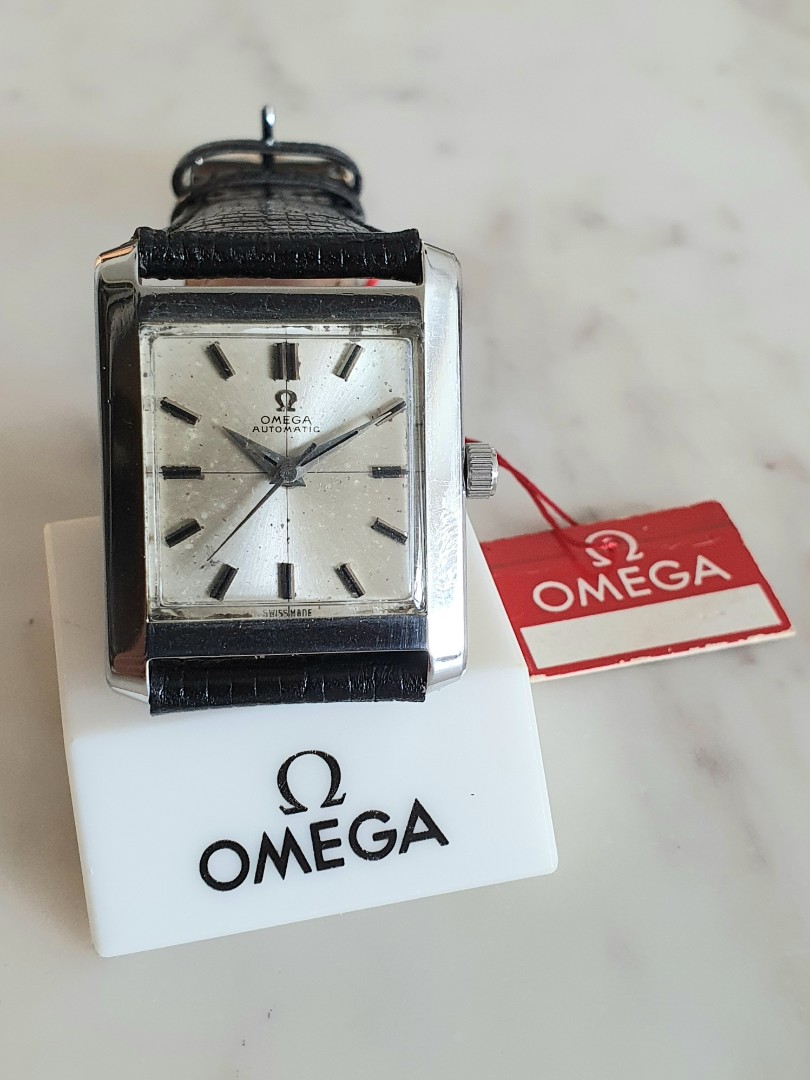 Vintage 1961 Omega Rare Rectangular Automatic Watch, Luxury, Watches on ...