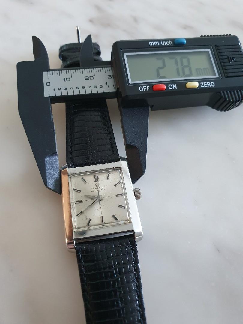 Vintage 1961 Omega Rare Rectangular Automatic Watch, Luxury, Watches on ...