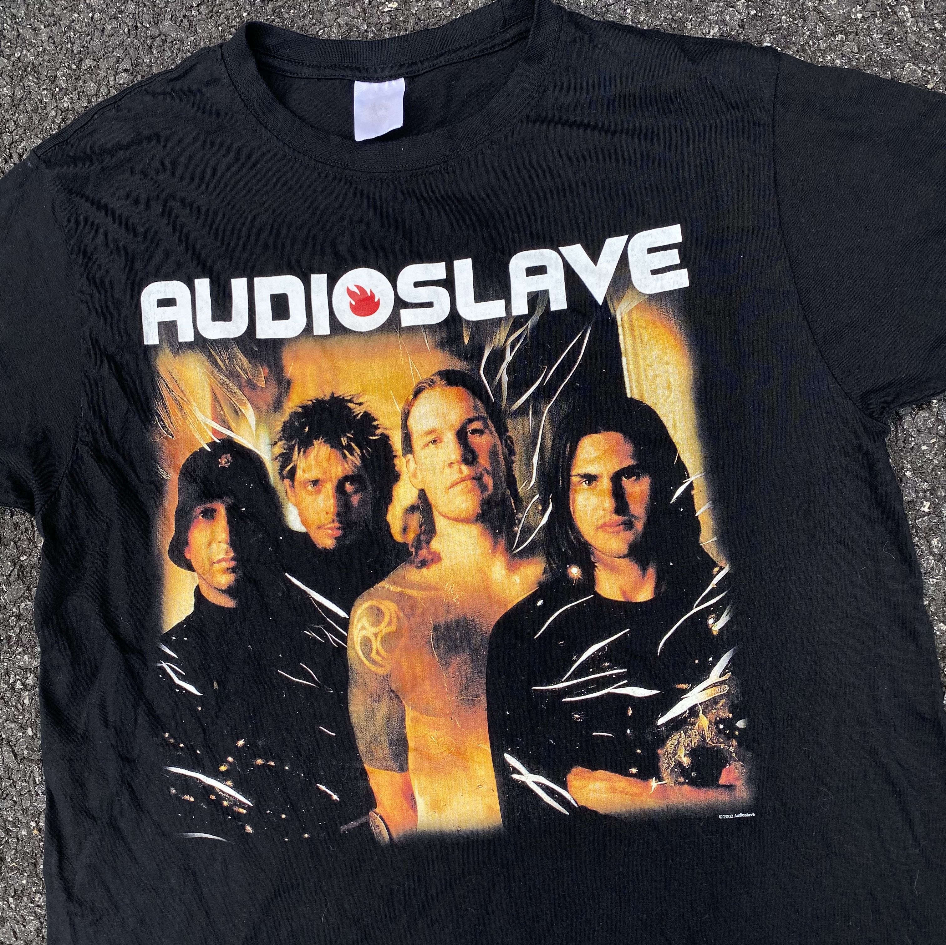 Vintage 2002 Audioslave Band Tee Vtg Tshirt, Men's Fashion, Tops & Sets ...