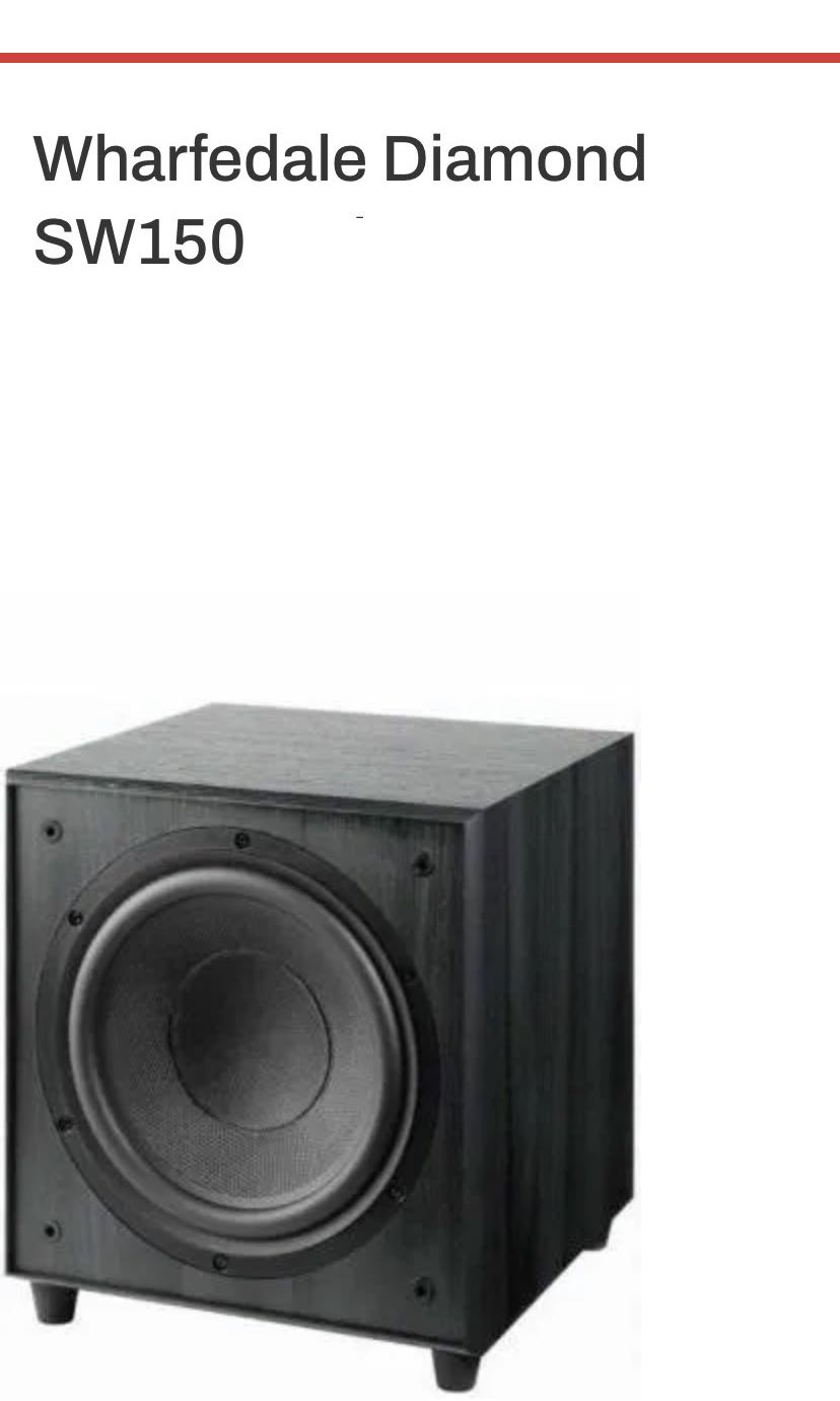 Wharfedale SW150, Audio, Soundbars, Speakers & Amplifiers on Carousell