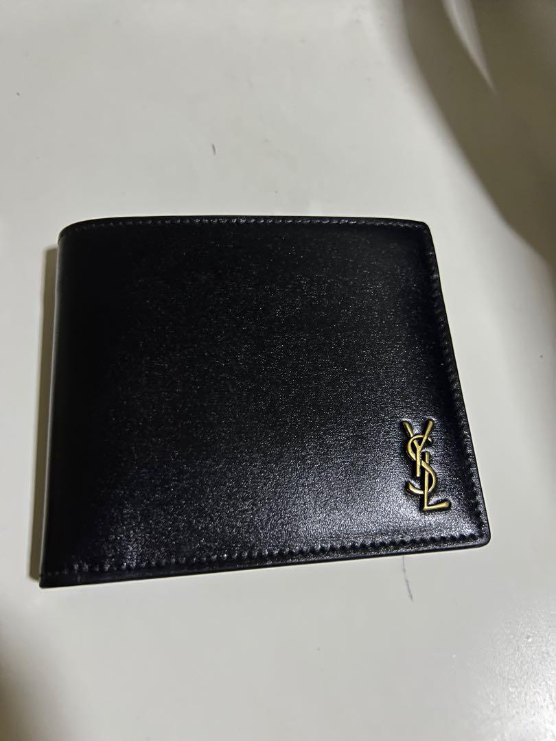 YSL Wallet Men Classic Bi-fold, Men's Fashion, Watches & Accessories ...