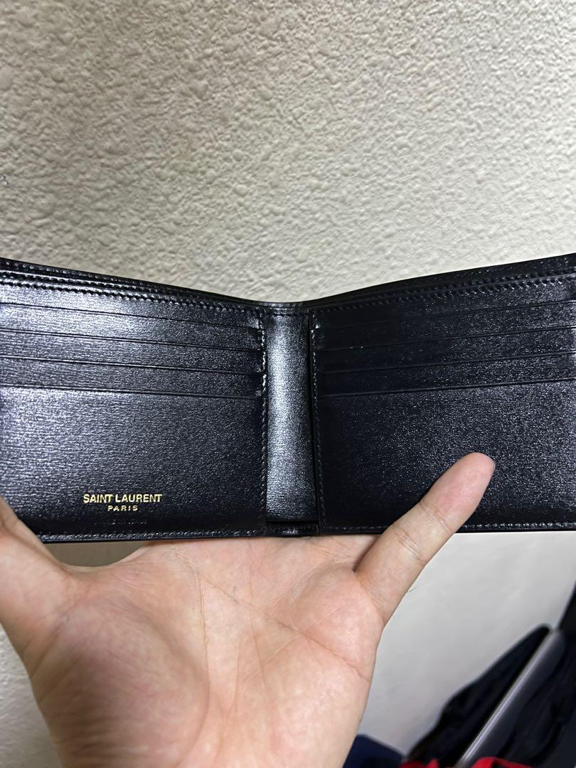 YSL Wallet Men Classic Bi-fold, Men's Fashion, Watches & Accessories ...