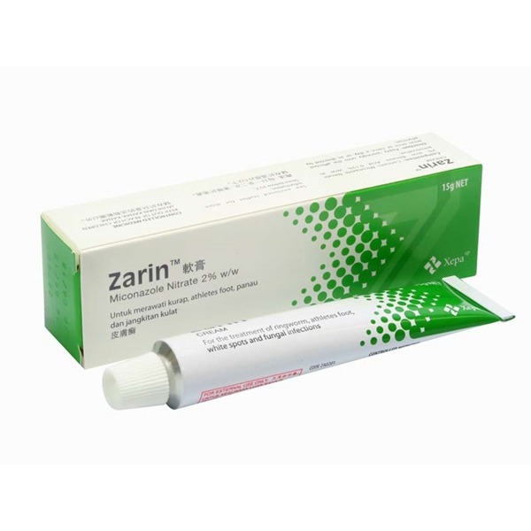Zarin Cream Micronazole Nitrate 2%, Health & Nutrition, Medical ...