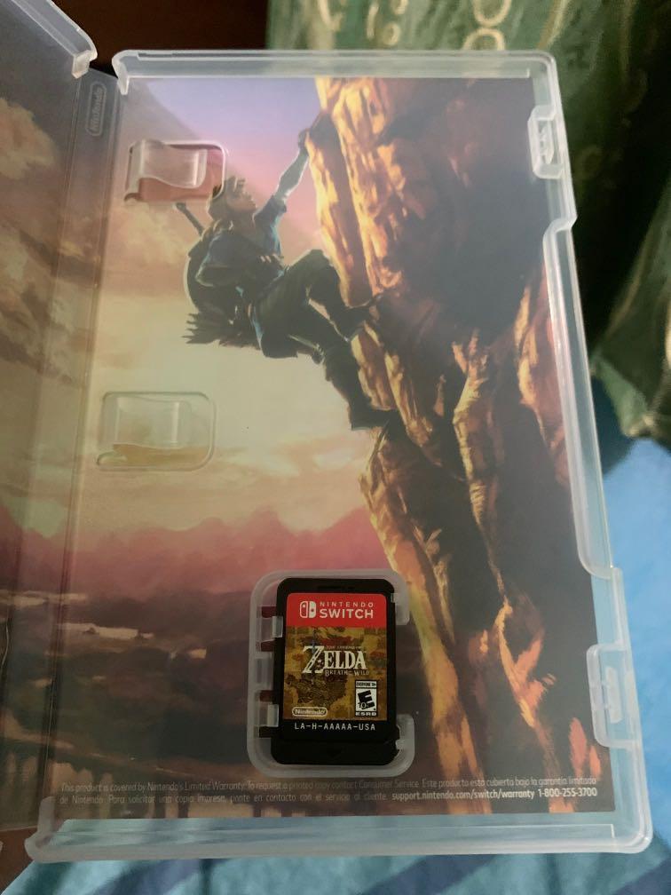 Zelda BOTW Switch, Video Gaming, Video Games, Nintendo on Carousell