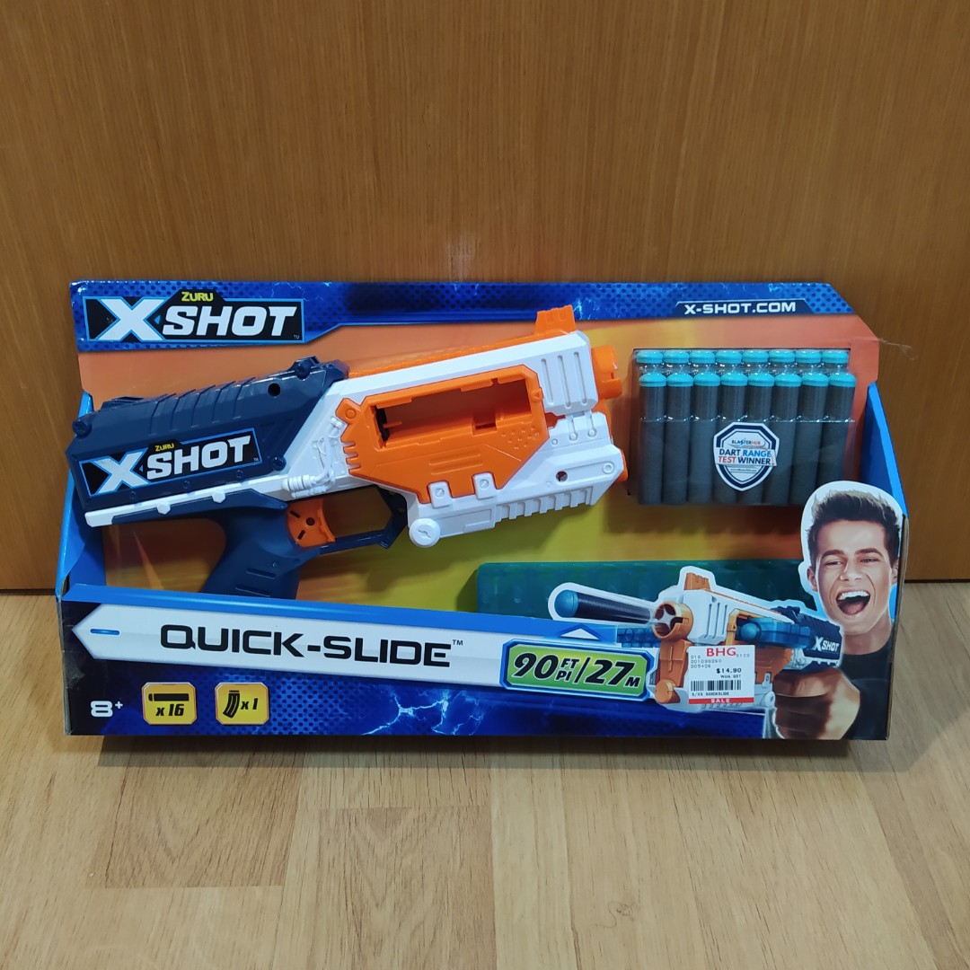 Zuru X shot quick slide gun Nerf xshot, Hobbies & Toys, Toys & Games on ...