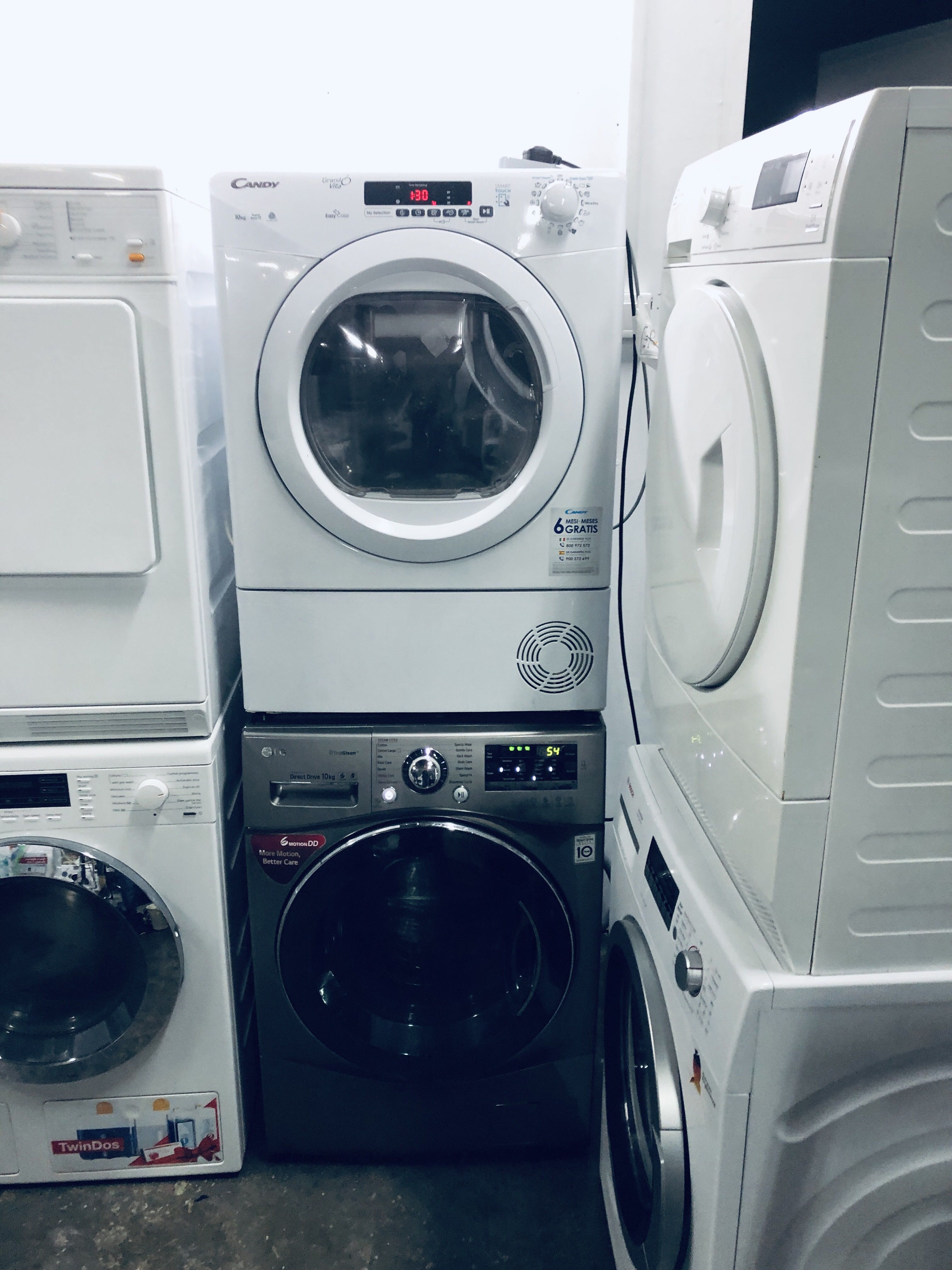 10/10KG Washing Machine & Condenser Dryer(Pair), TV & Home Appliances ...