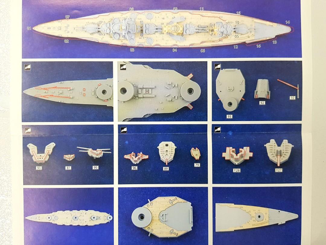 1/700 #002513 No.126 Aoshima Waterline IJN Fuso Class Battleship ...