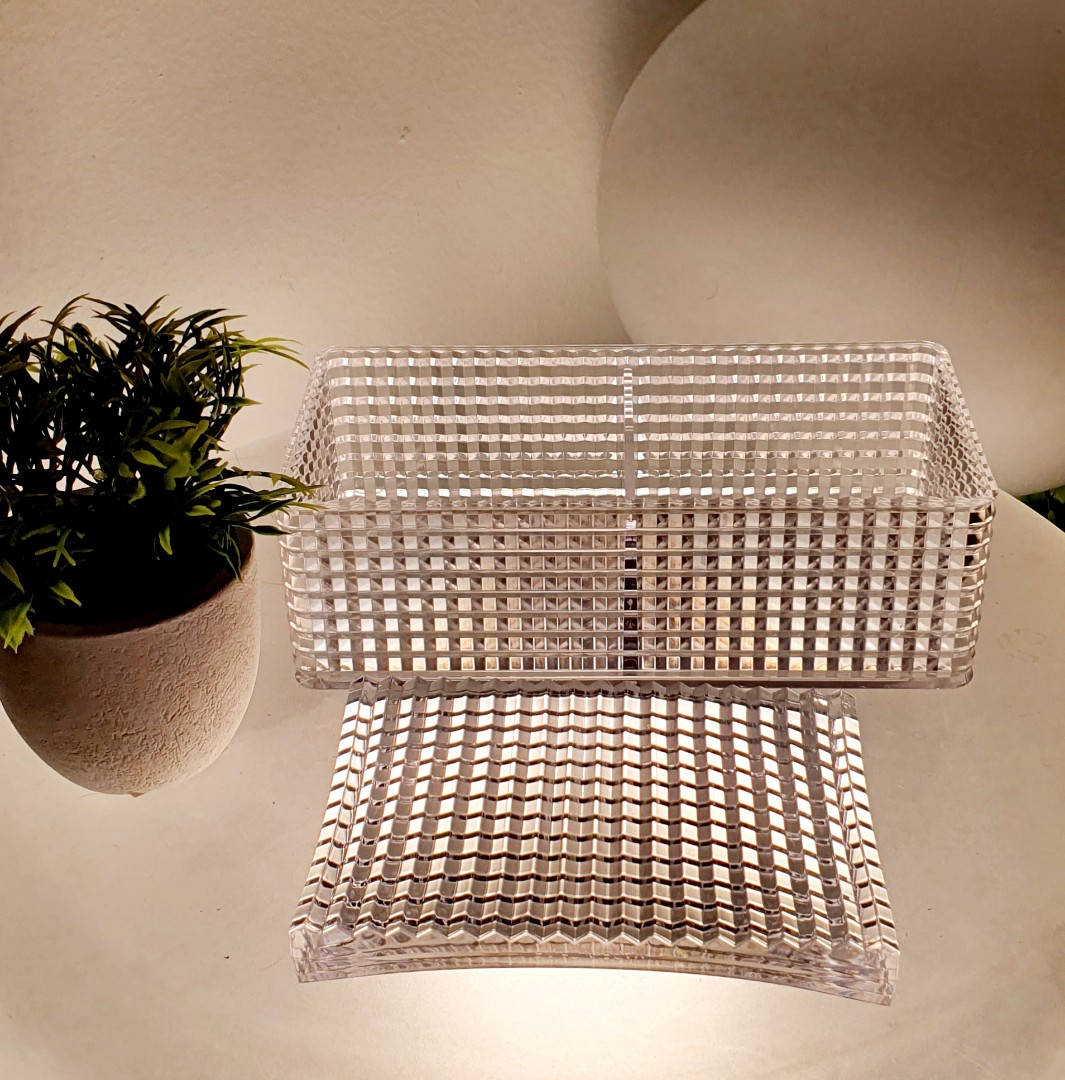 2 set of Crystal Like Containers, Furniture & Home Living, Home Decor ...