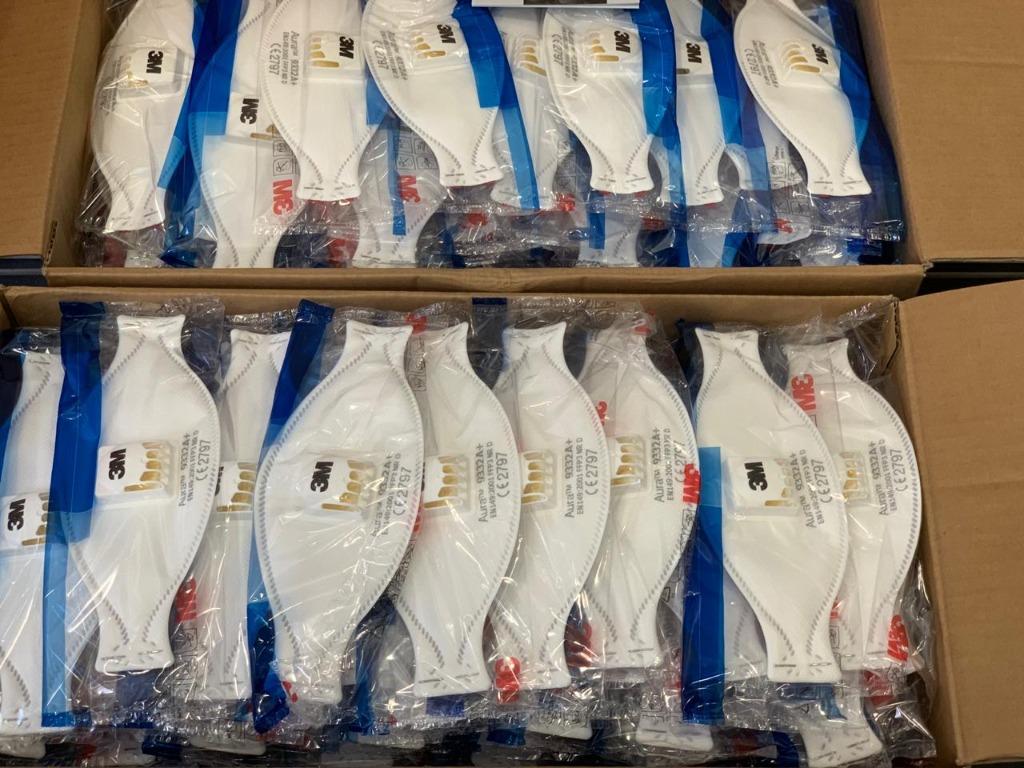 3M 9332A+ FFP3 N99 Valved Aura. Made in Singapore. Wholesale, Health ...