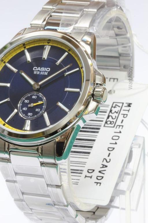 深水埗 有門市全新正貨 1年保養 CASIO 錶 卡西歐 手錶 男裝/女裝/卡西欧 MTP-E101D-2A MTPE101D-2A MTP ...