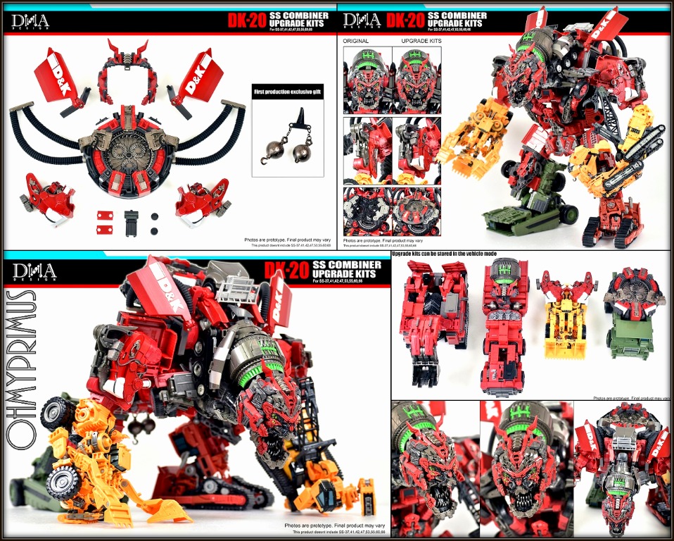 ⭐[IN STOCK] DNA Design DK-20 DK20 - Upgrade Kit for Transformers Studio ...