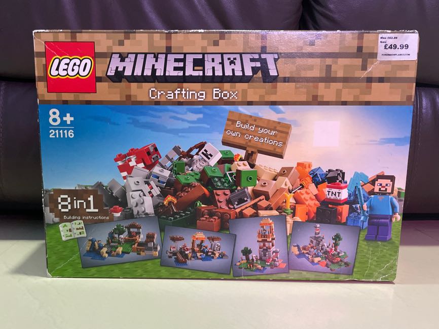 ⭐️ RARE Lego Minecraft Crafting Box Set ⭐️, Hobbies & Toys, Toys ...