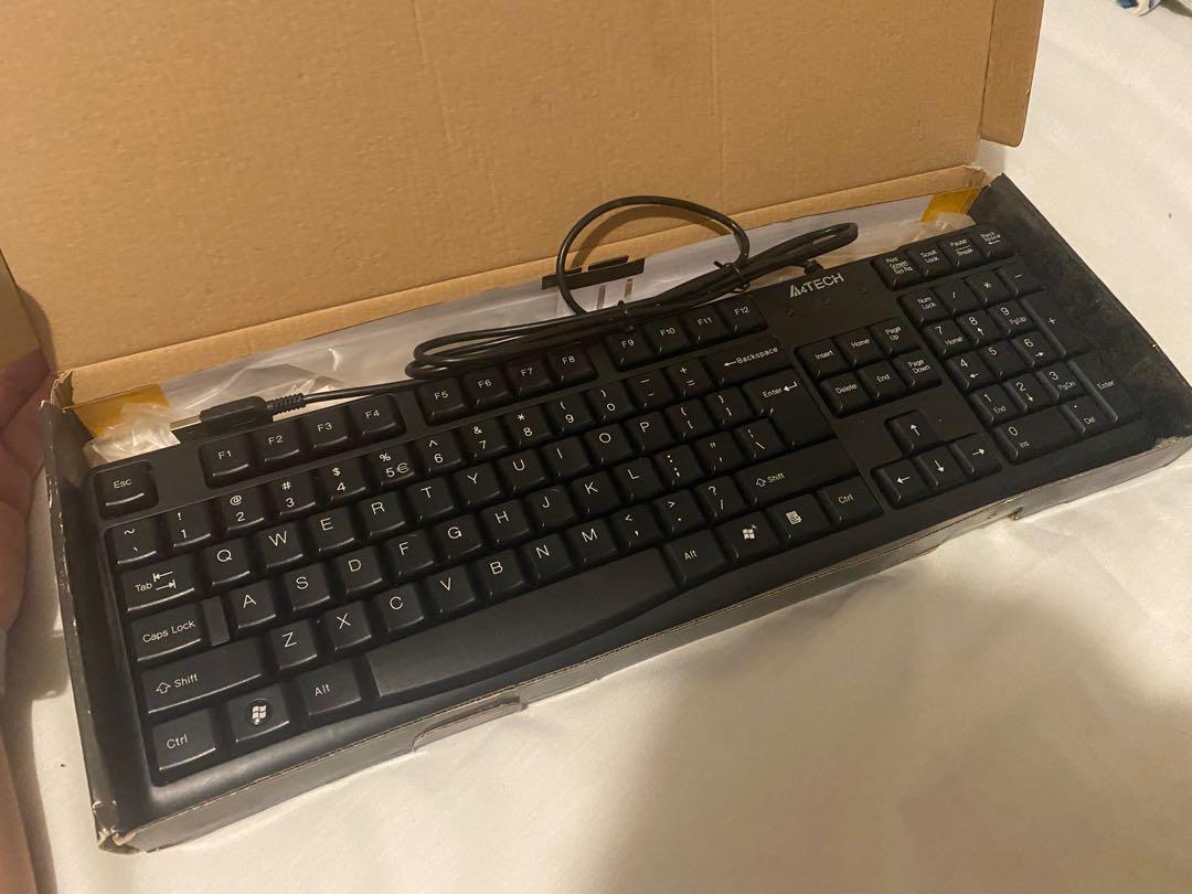 A4Tech Keyboard + Miniso Bluetooth Mouse Bundle, Computers & Tech ...