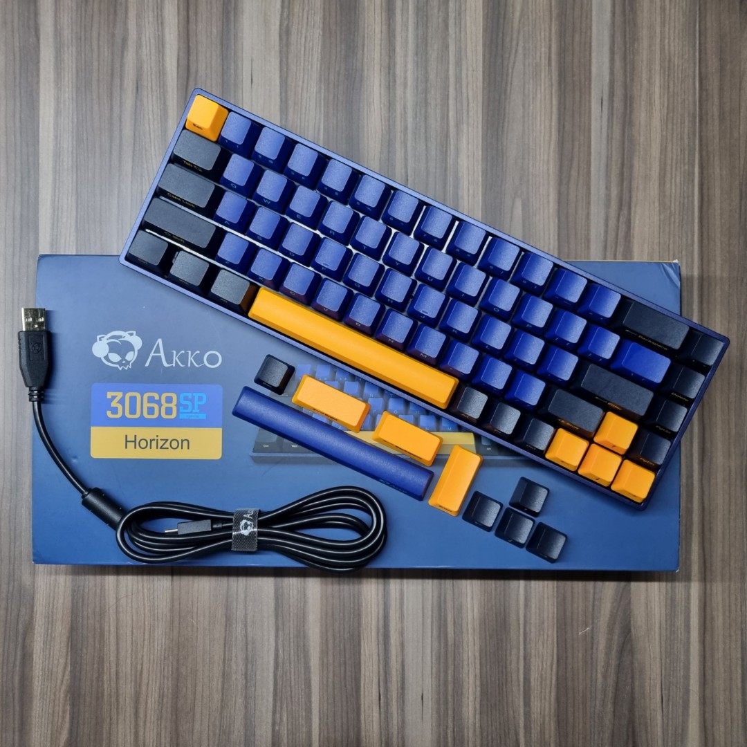 Akko 3068 SP Horizon Skyline Cherry Red Mechanical Keyboard, Computers ...