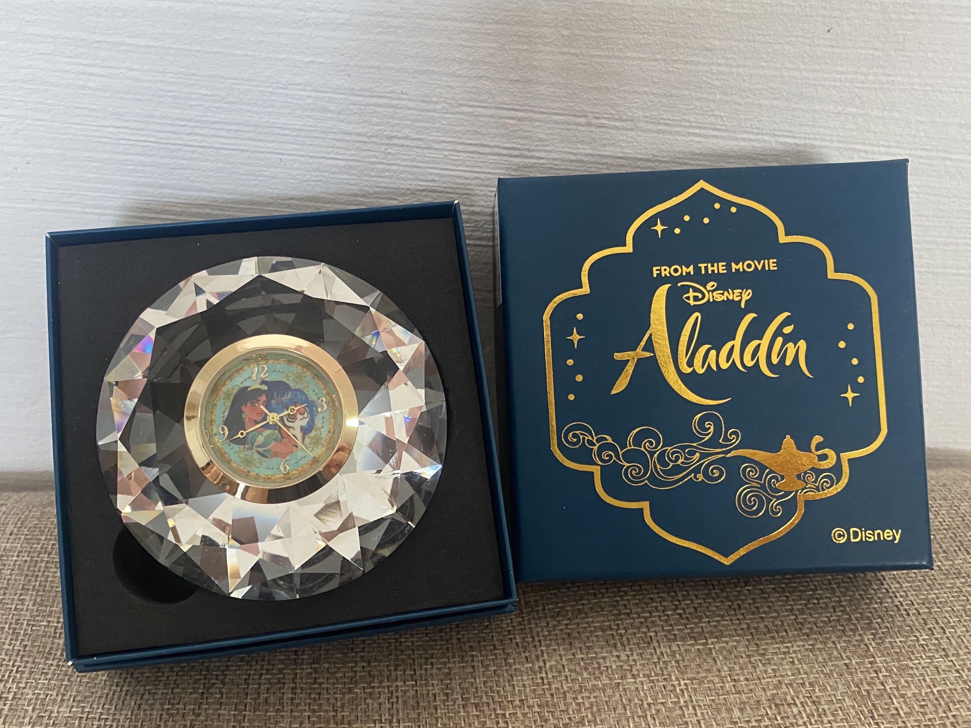 Aladdin - Premium Crystal Clock, Furniture & Home Living, Home Decor ...
