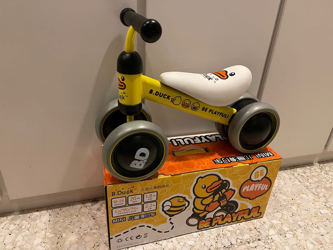 Authentic B Duck Bike / Balancing Bike, Babies & Kids, Infant Playtime ...