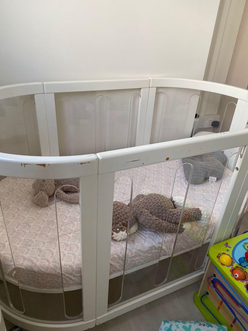 Babyhood Kaylula Sova Clear Cot, Babies & Kids, Baby Nursery & Kids ...