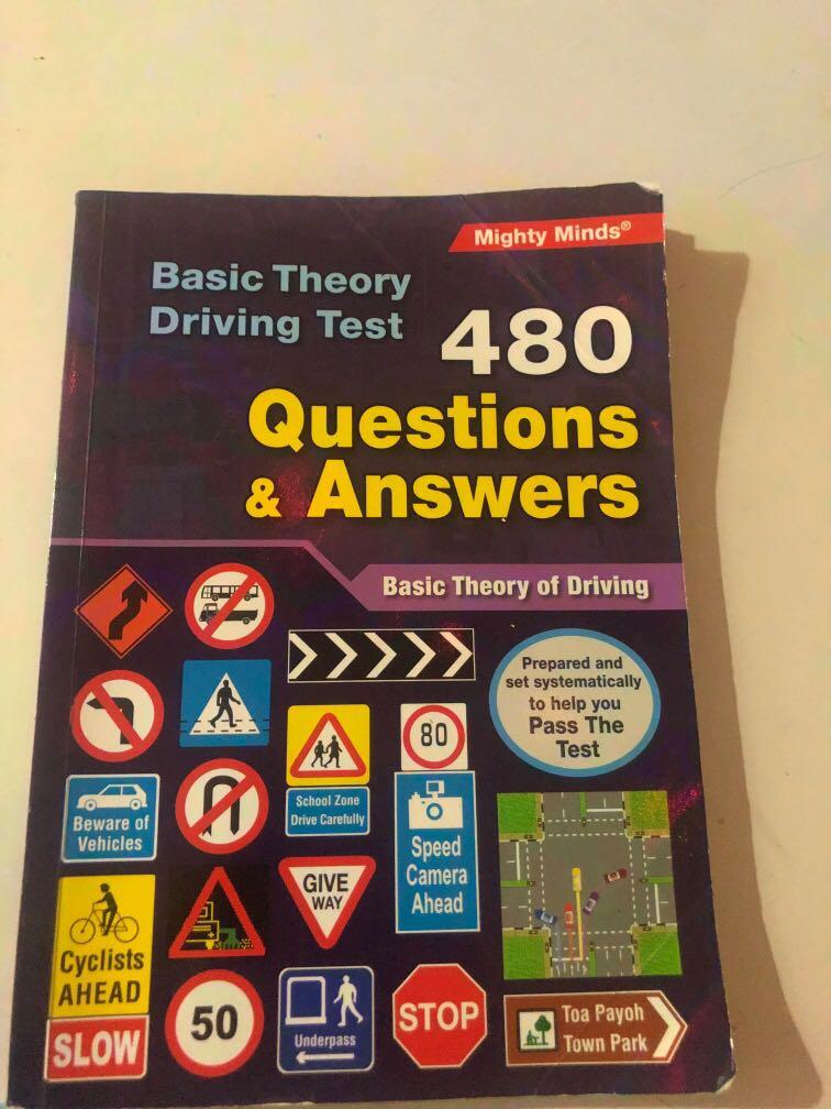 Basic theory driving test 480, Hobbies & Toys, Books & Magazines ...