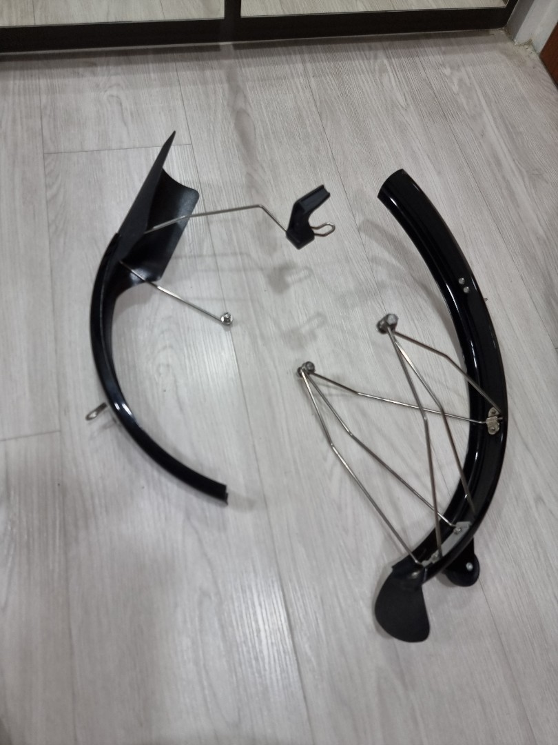 brompton black edition front back fender and mud guard, Sports ...