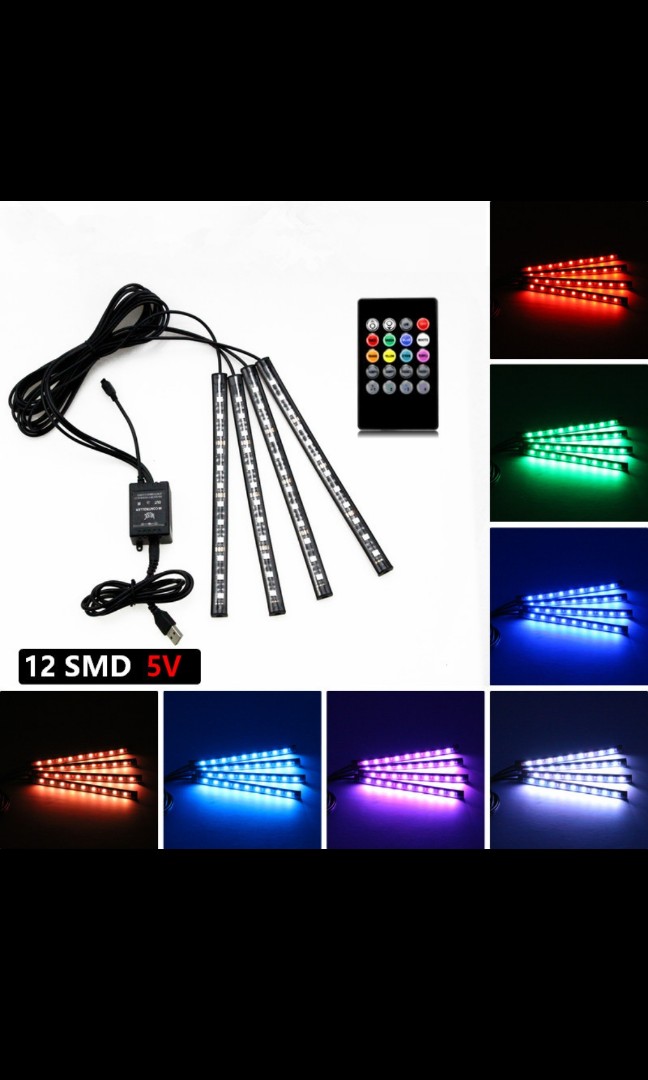 Car leg room led light, Car Accessories, Electronics & Lights on Carousell