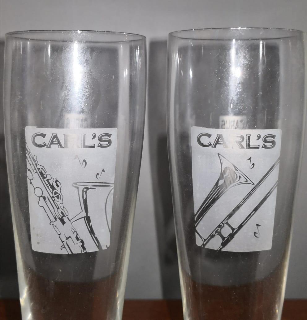 Carl's Carlsberg glass cup tall, Furniture & Home Living, Home Decor ...