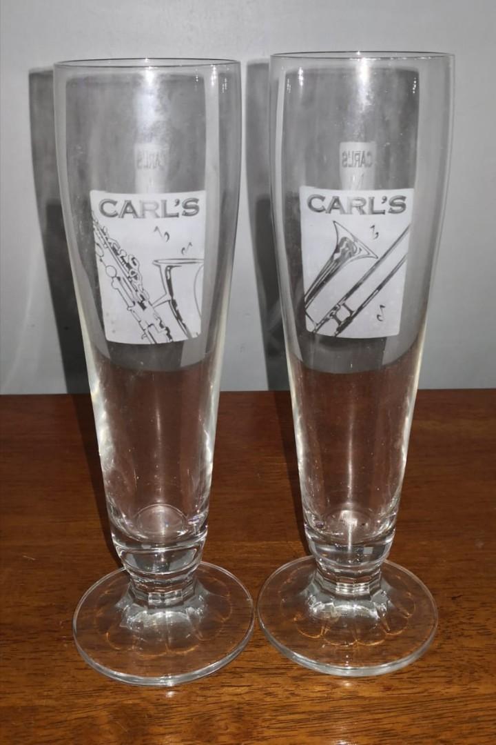 Carl's Carlsberg glass cup tall, Furniture & Home Living, Home Decor ...
