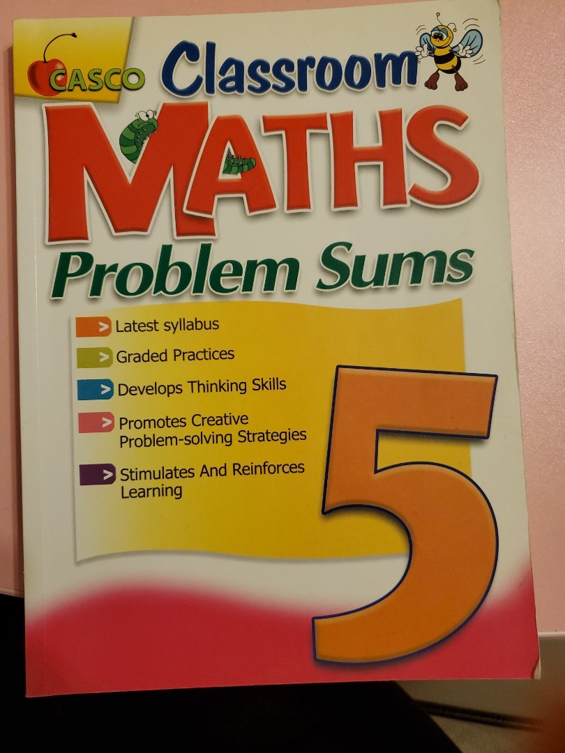 CASCO Classroom Maths Problem Sums Primary 5, 興趣及遊戲, 書本 & 文具, 書本及雜誌 ...