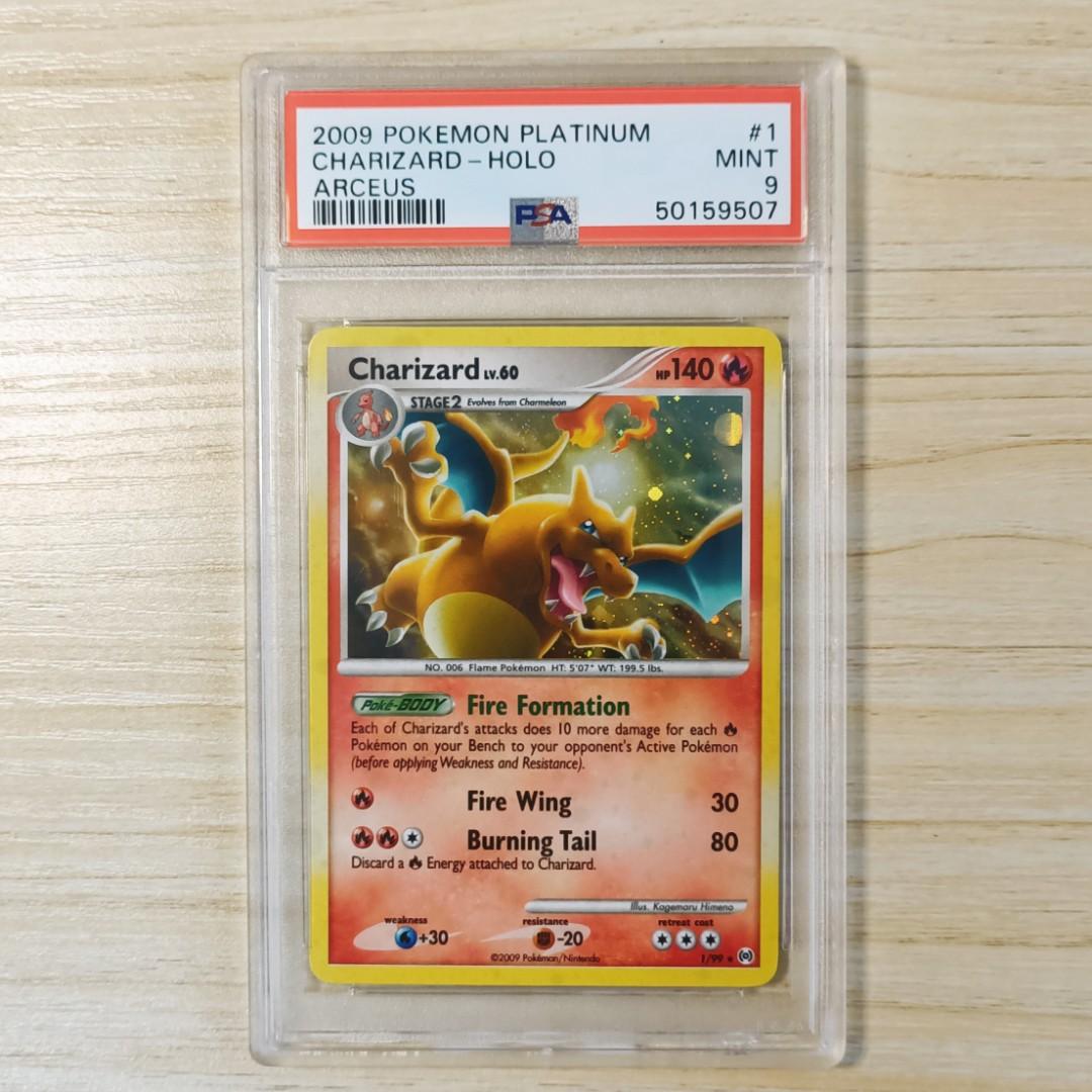 Charizard Holo 1 Arcues Platinum PSA9 Pokémon Card, Hobbies & Toys ...
