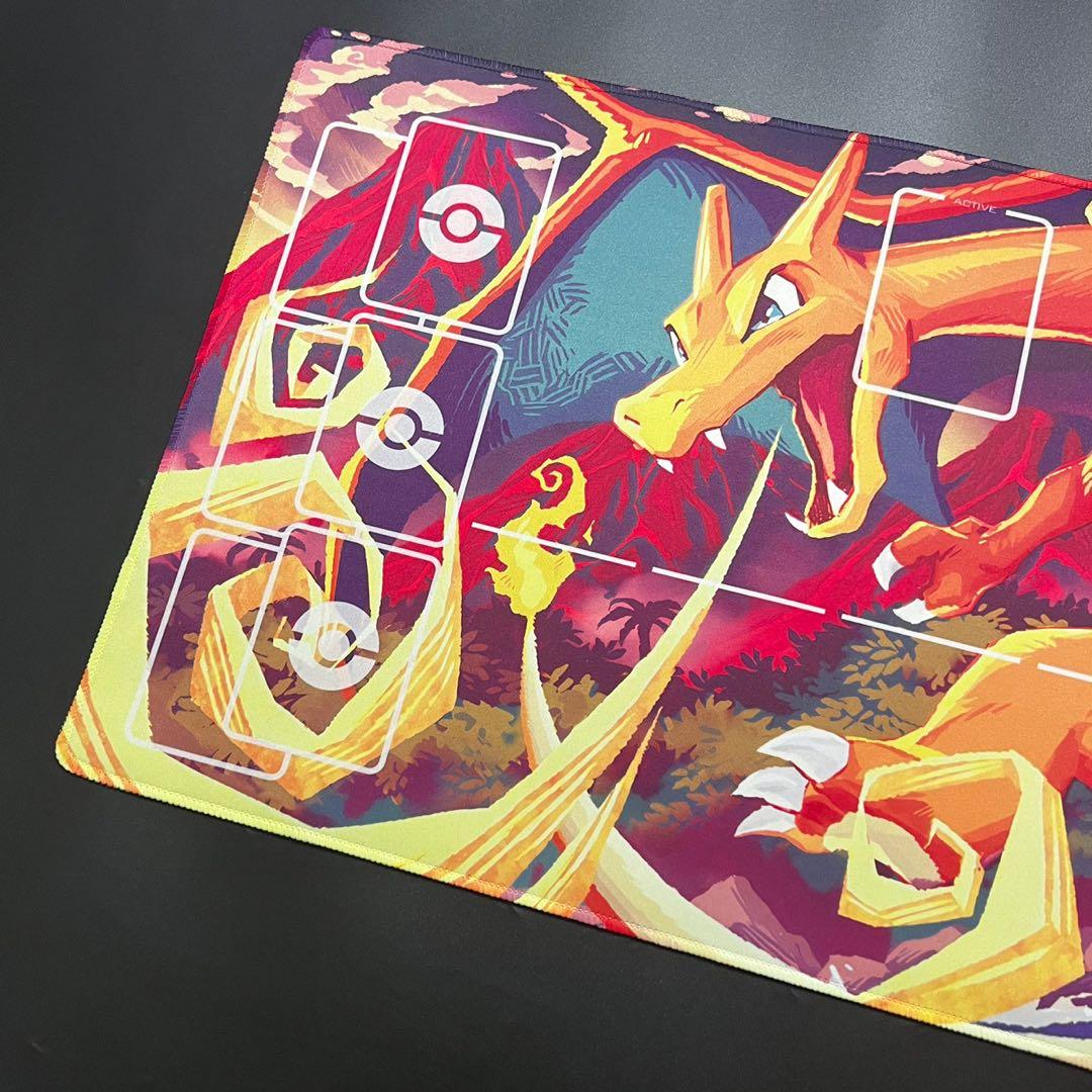 Charizard TCG Playmat Pokemon PTCG Card Game Desk Mat Pad, Hobbies ...