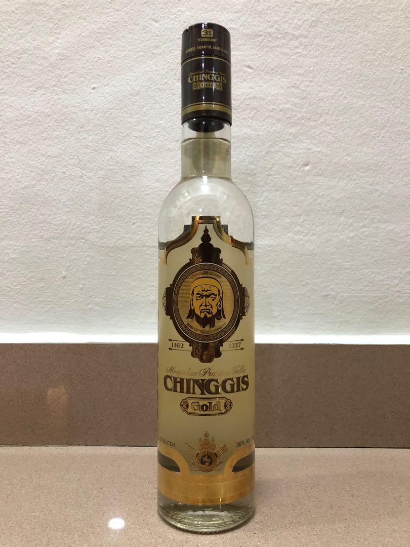 Chinggis Gold Mongolian Vodka, Food & Drinks, Alcoholic Beverages on ...