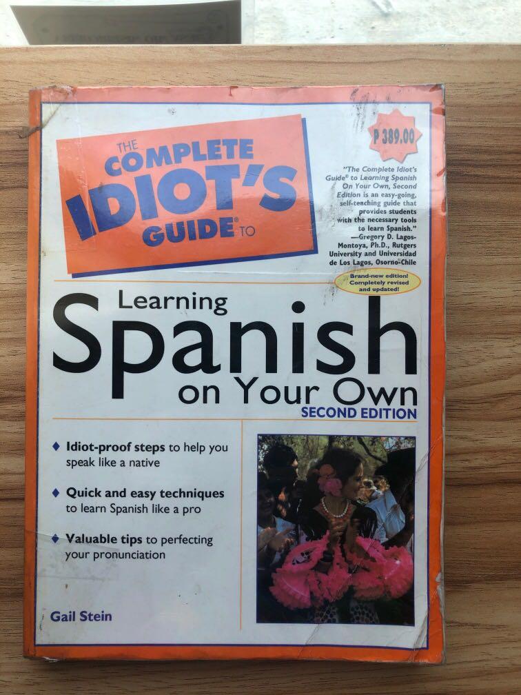 Complete Idiots Guide to Learning Spanish on Your Own, Hobbies & Toys ...