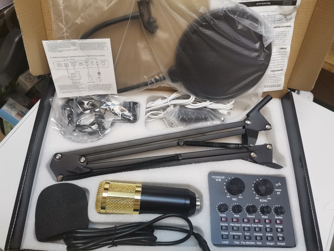 Complete set Condenser Microphone, Audio, Other Audio Equipment on ...