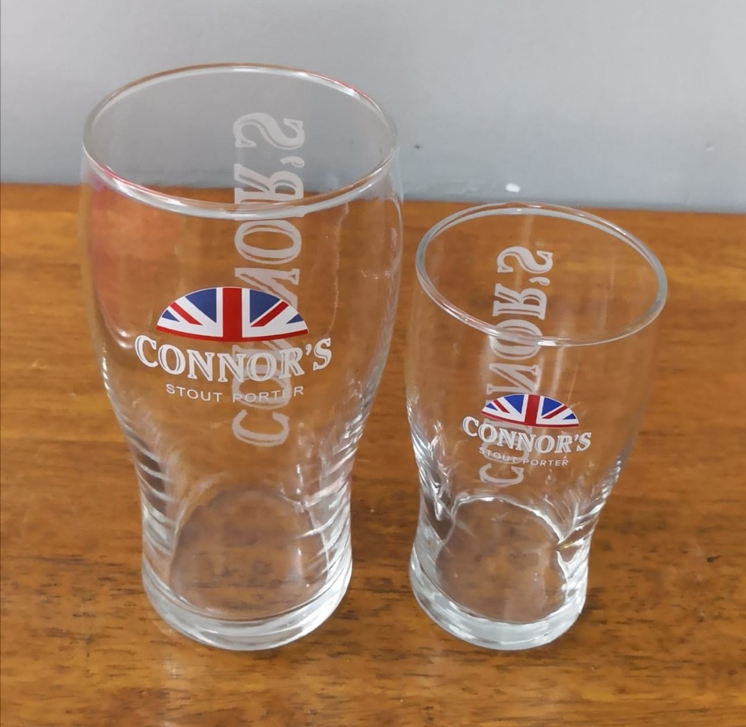Connor's beer glass 2, Furniture & Home Living, Home Decor, Vases ...