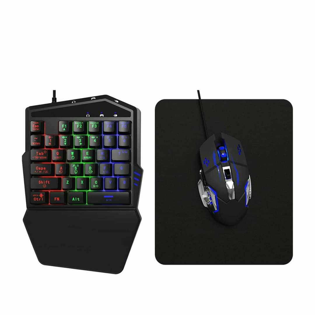 DarkWalker Gaming Pack, Keyboard and Mouse Combo for PS4, Xbox One ...