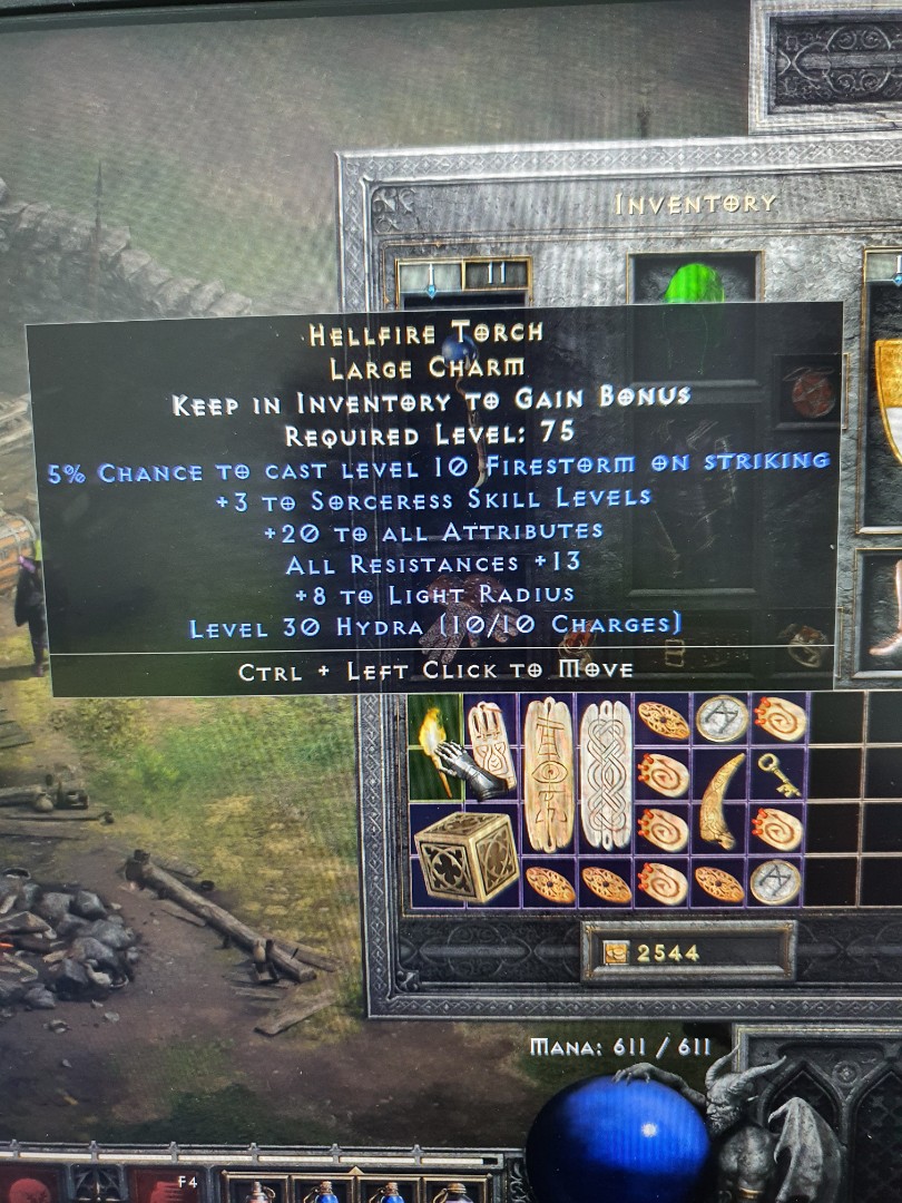 Diablo 2 Resurrected- Sorceress Hellfire Torch (PC softcore), Video ...