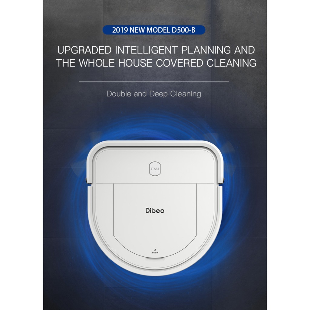 Dibea D500B Robotic Vacuum Cleaner, TV & Home Appliances, Vacuum ...