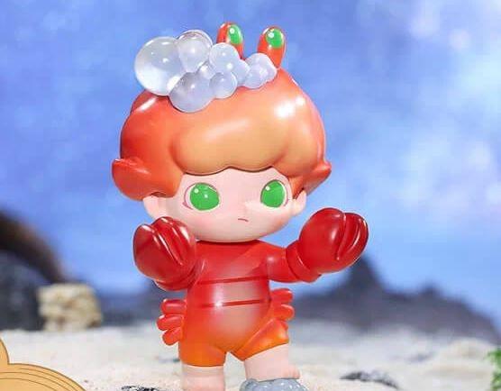Dimoo Popmart Zodiac - Cancer (Cute Red Crab with Bubble and Pincer ...