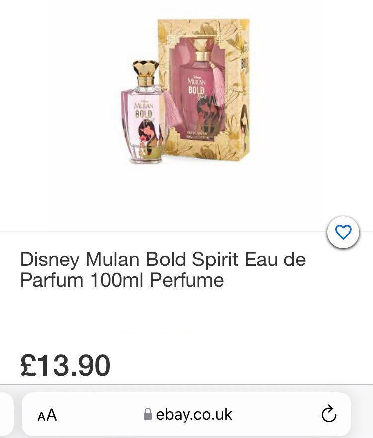 Disney Princess Mulan Bold Spirit Eau de Parfum 100ml Perfume by ...