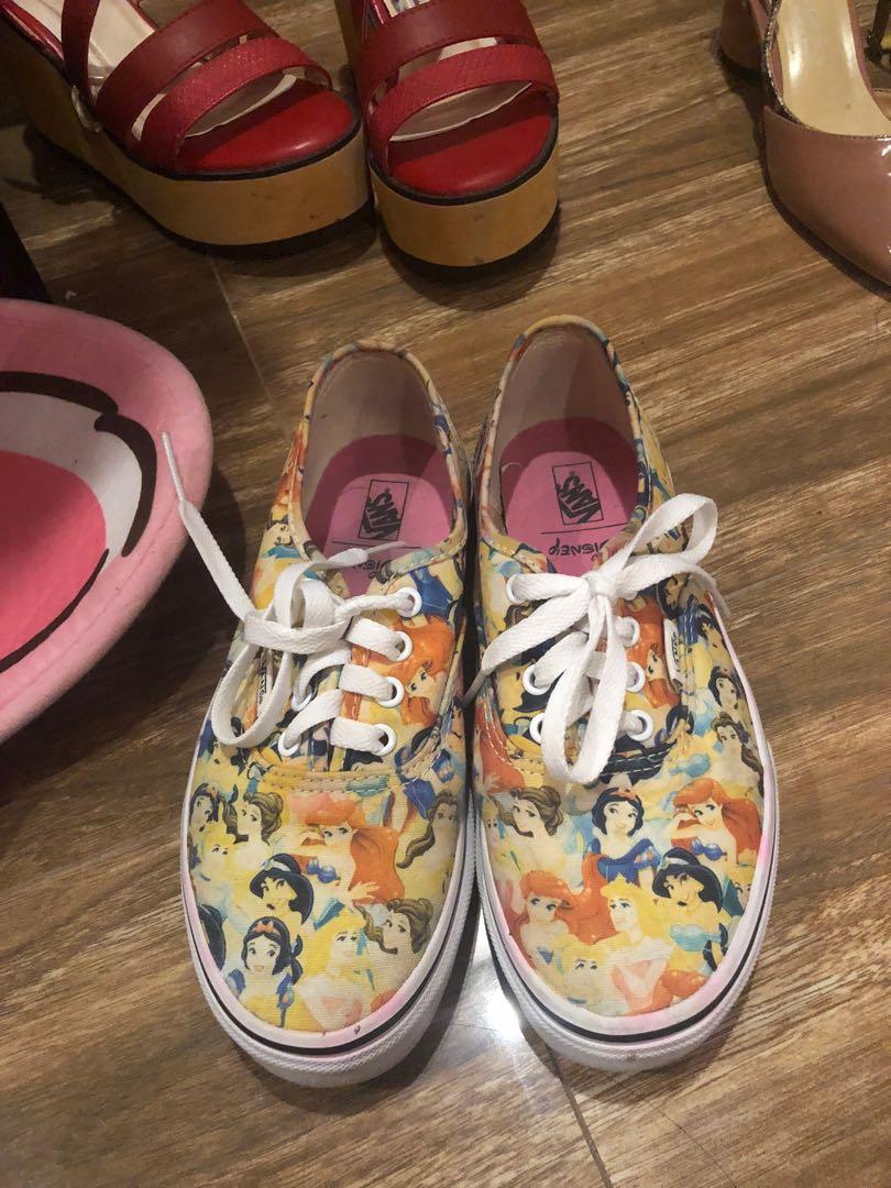 Disney Princess Vans, Women's Fashion, Footwear, Sneakers on Carousell