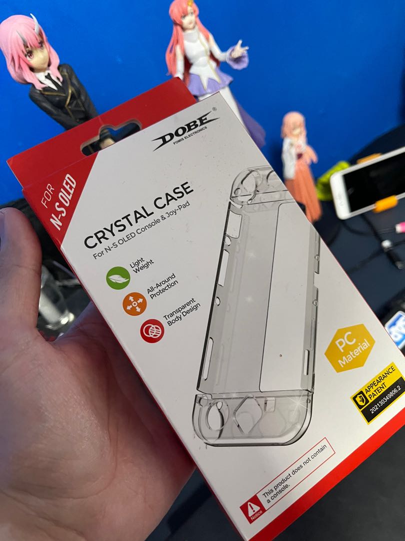 Dobe Crystal Case For NSW Oled, Video Gaming, Gaming Accessories, Cases ...