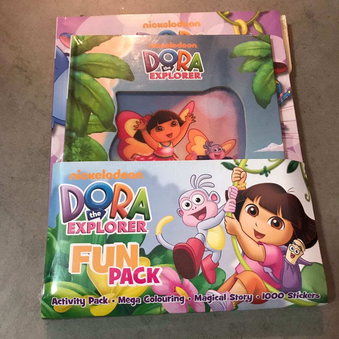Dora The Explorer Fun Activity Pack, Hobbies & Toys, Books & Magazines ...