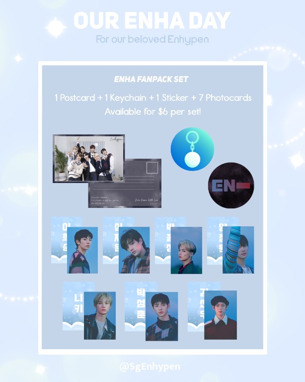 Enhypen Fan Packs, Hobbies & Toys, Memorabilia & Collectibles, K-Wave ...