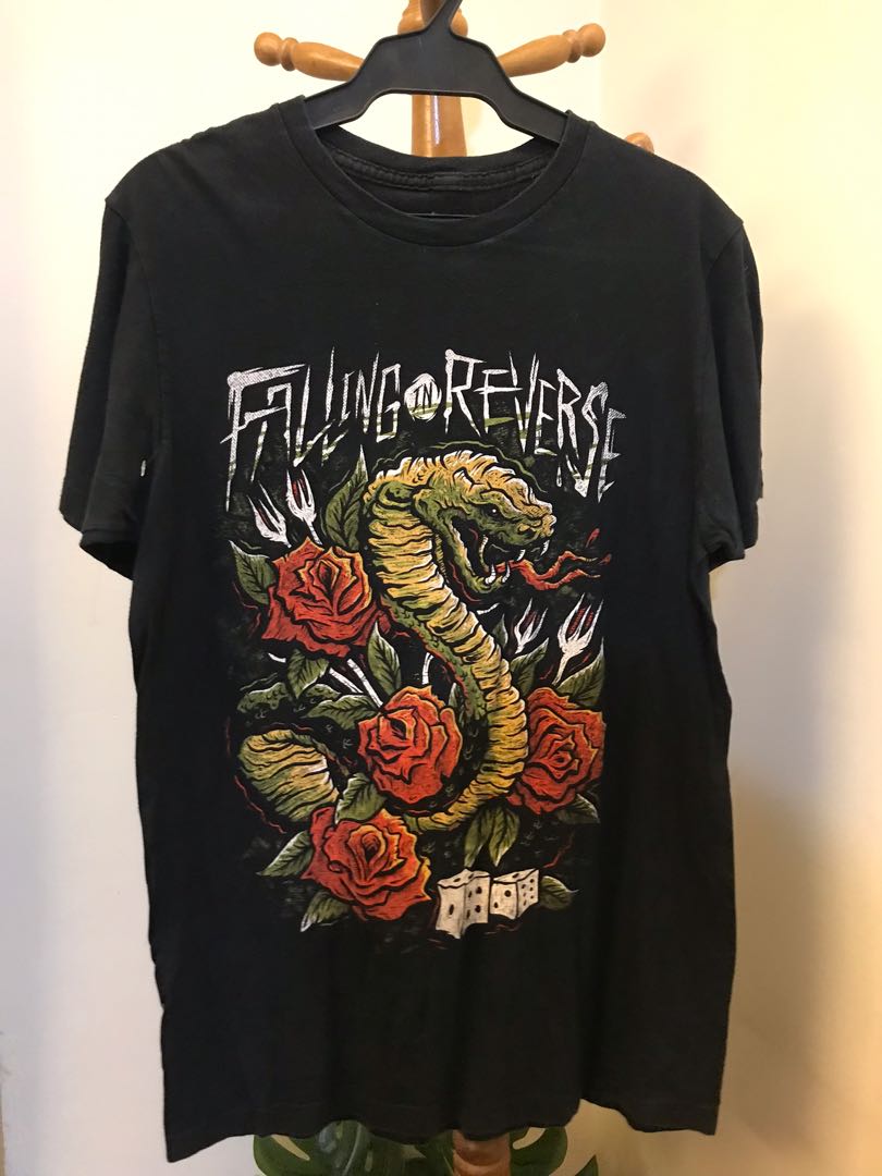 FALLING IN REVERSE MEDIUM MENS 19.5 x 28, Men's Fashion, Tops & Sets ...