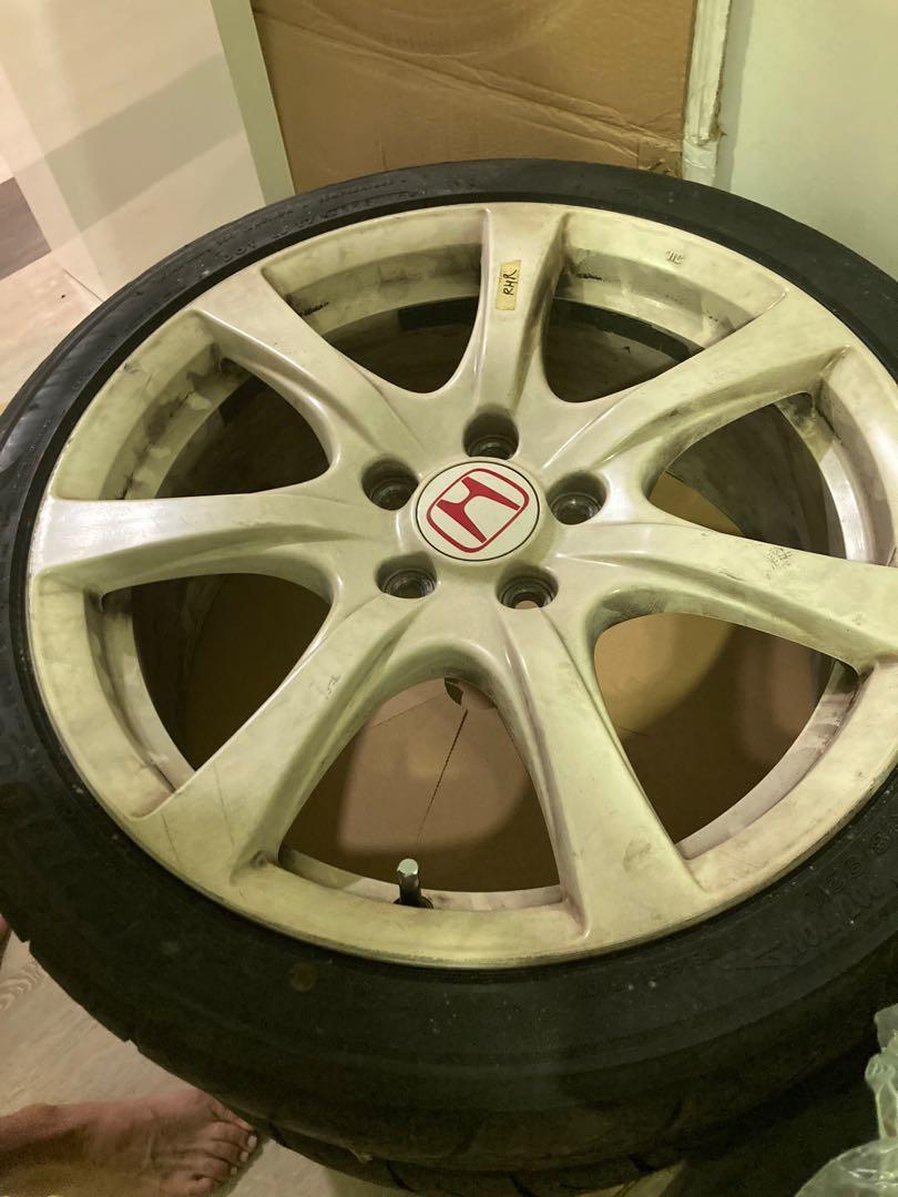 Fd2r stock rims, Car Accessories, Tyres & Rims on Carousell