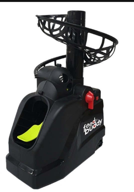 Feed Buddy Cricket automated ball machine set for batting and fielding ...