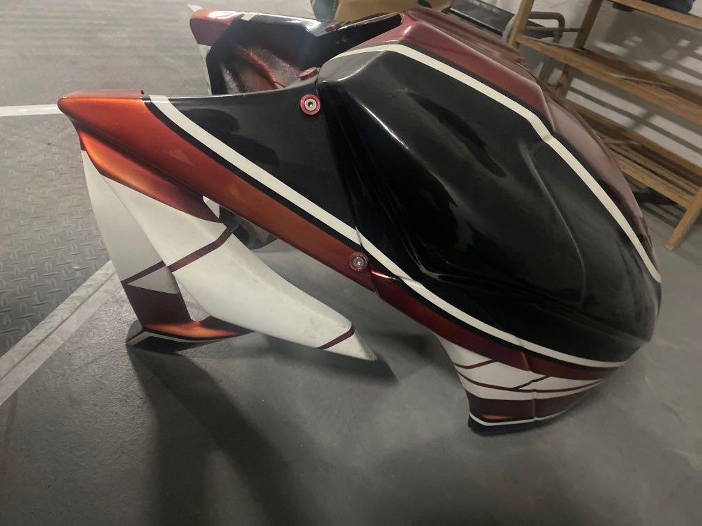 Fz16 tank cover set, Motorcycles, Motorcycle Accessories on Carousell